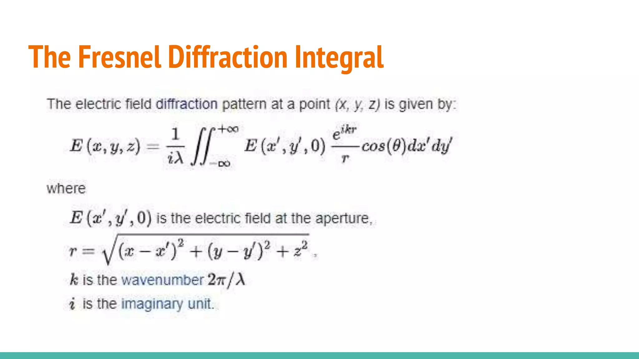 Diffraction Fraunhofer Diffraction Ppt