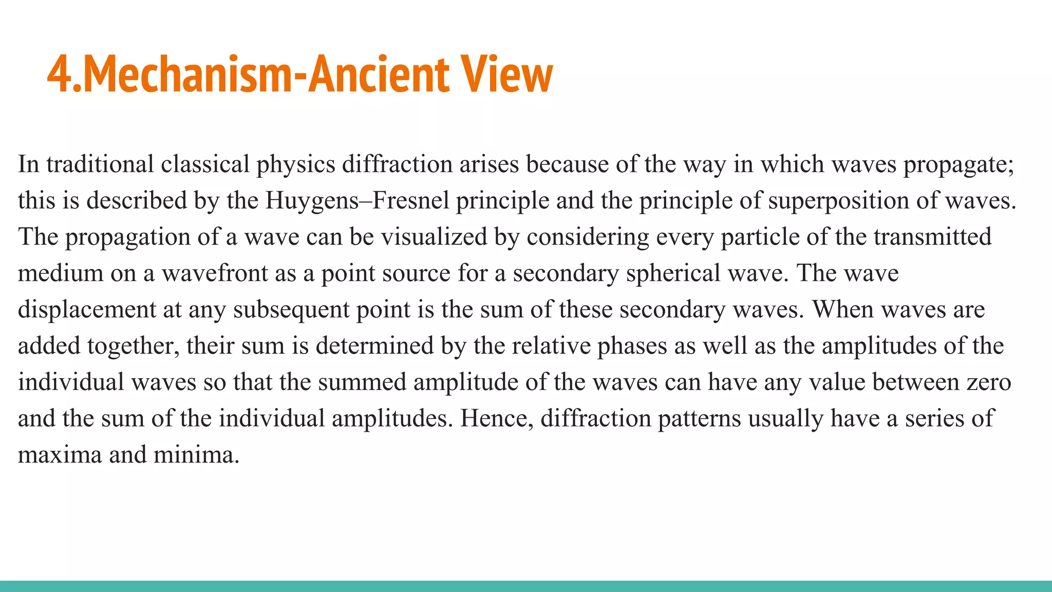 Diffraction-Fraunhofer Diffraction | PPTX