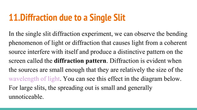 Diffraction-Fraunhofer Diffraction | PPTX