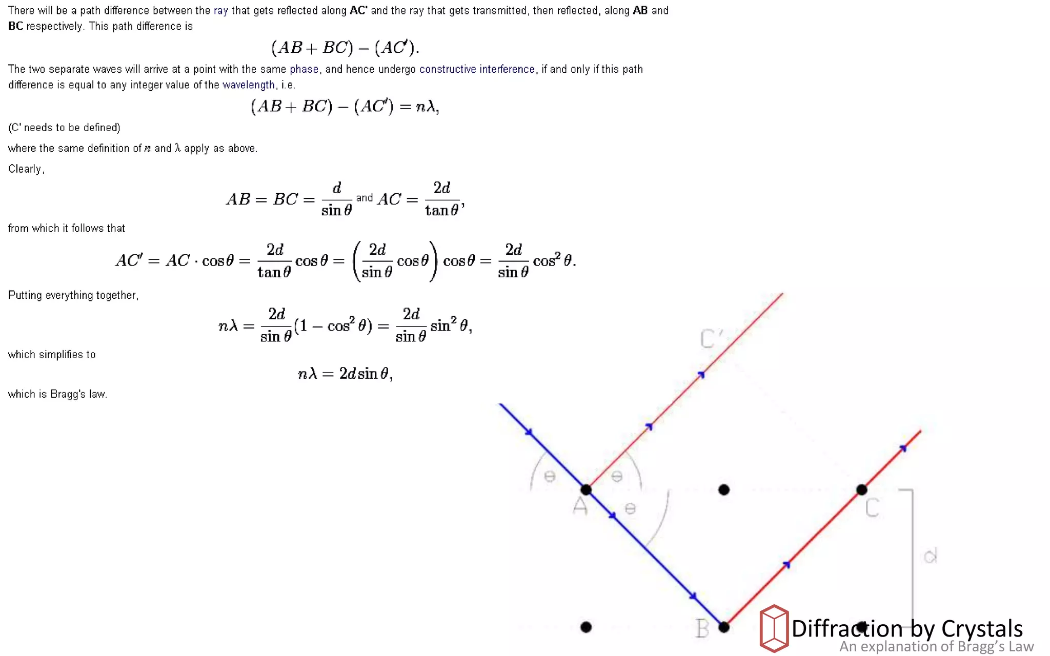 Diffraction by crystals | PPTX