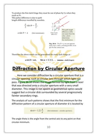 Physics Investigatory project on Diffraction | PDF