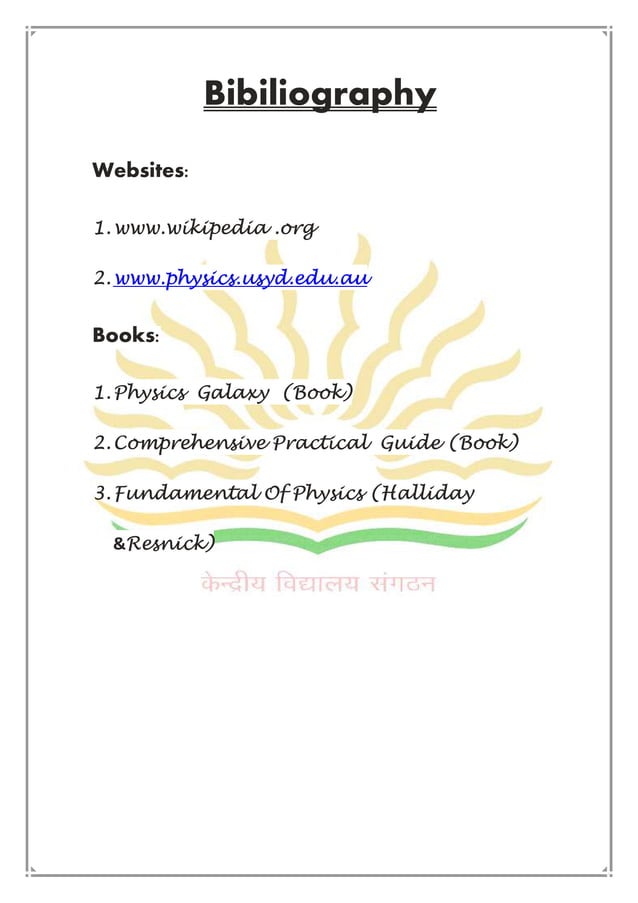 Physics Investigatory project on Diffraction | PDF