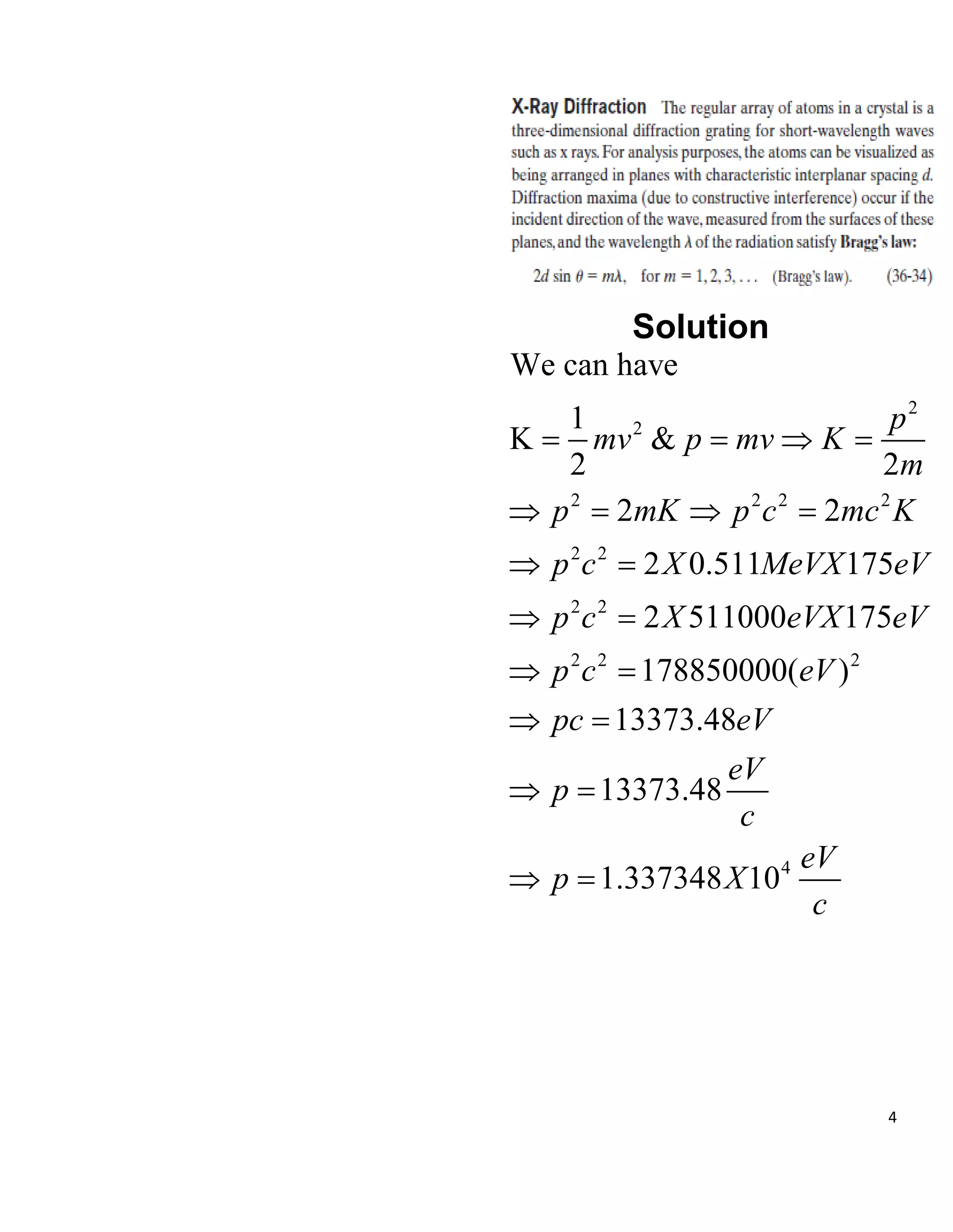 Diffraction of Beam of Electrons.pdf | Physics | Science