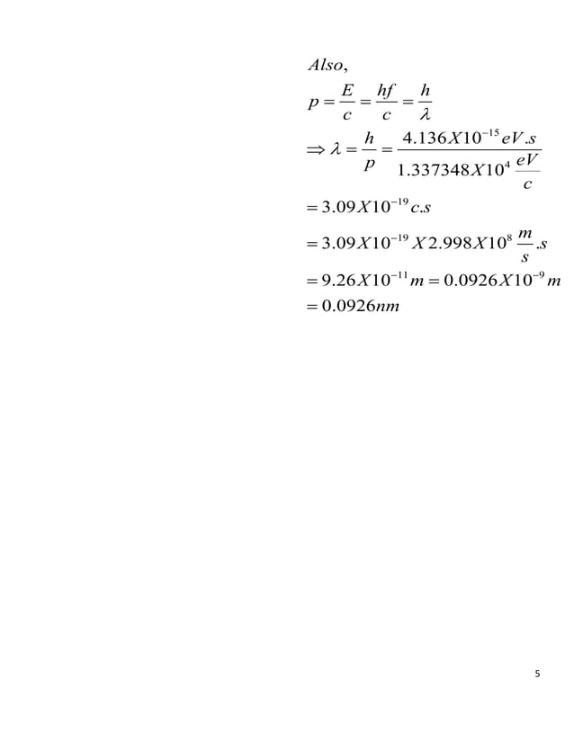 Diffraction of Beam of Electrons.pdf | Physics | Science