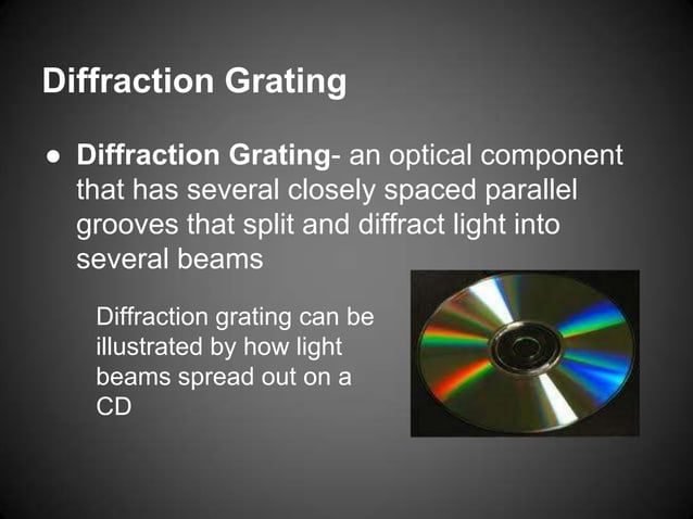 Diffraction of light | PPTX