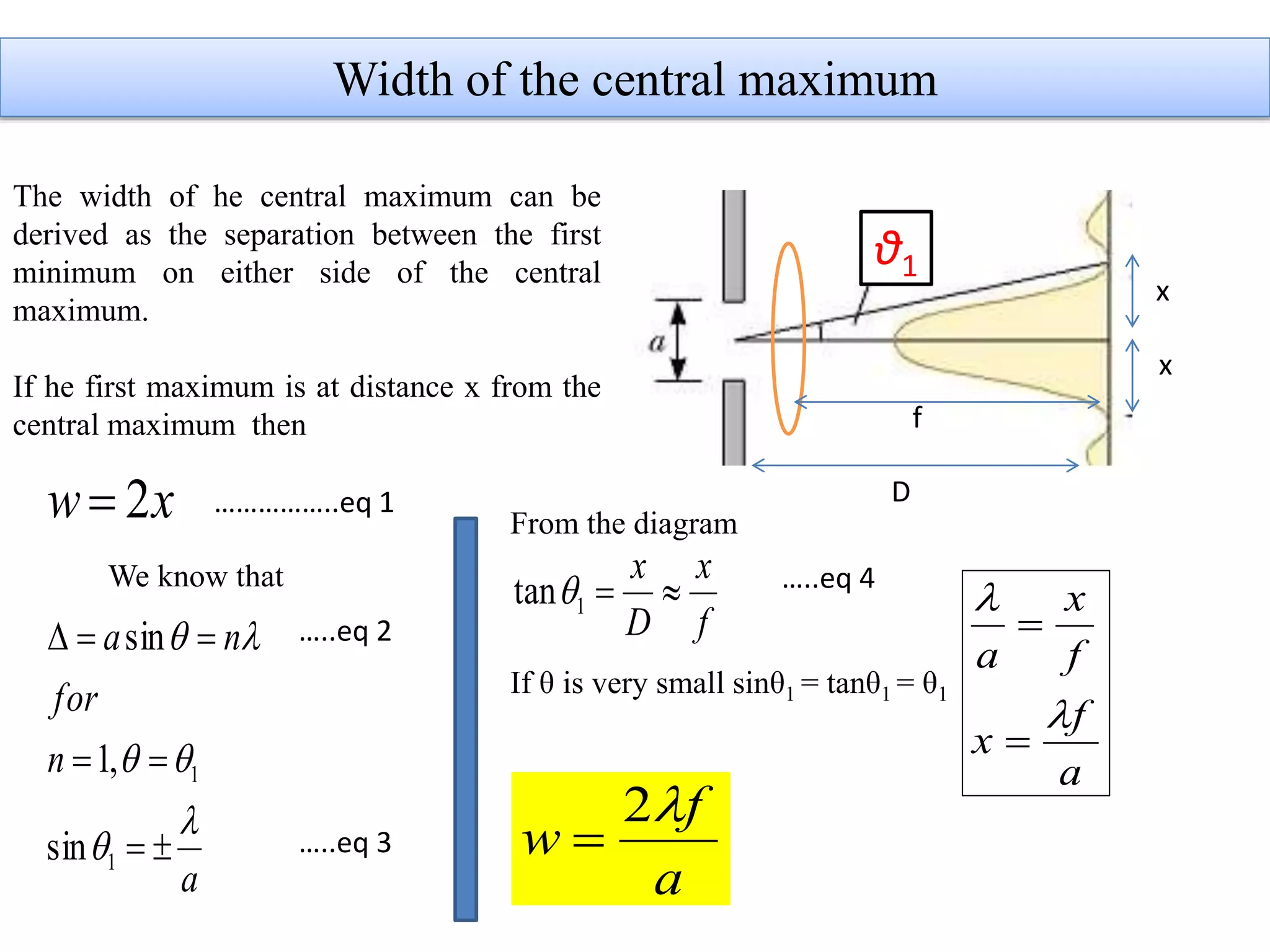 Diffraction of light | PPTX