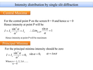 Diffraction of light | PPTX