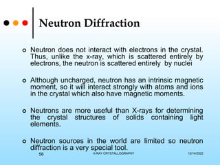 Diffraction of X-rays-electrons and neutrons.ppt