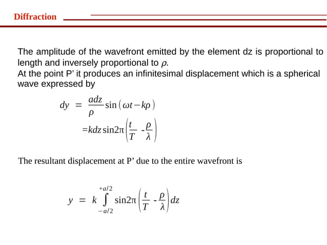 Diffraction Part I Odp 3 D Graphics Computer Software And Applications
