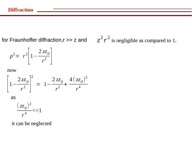 Diffraction Part I Odp 3 D Graphics Computer Software And Applications