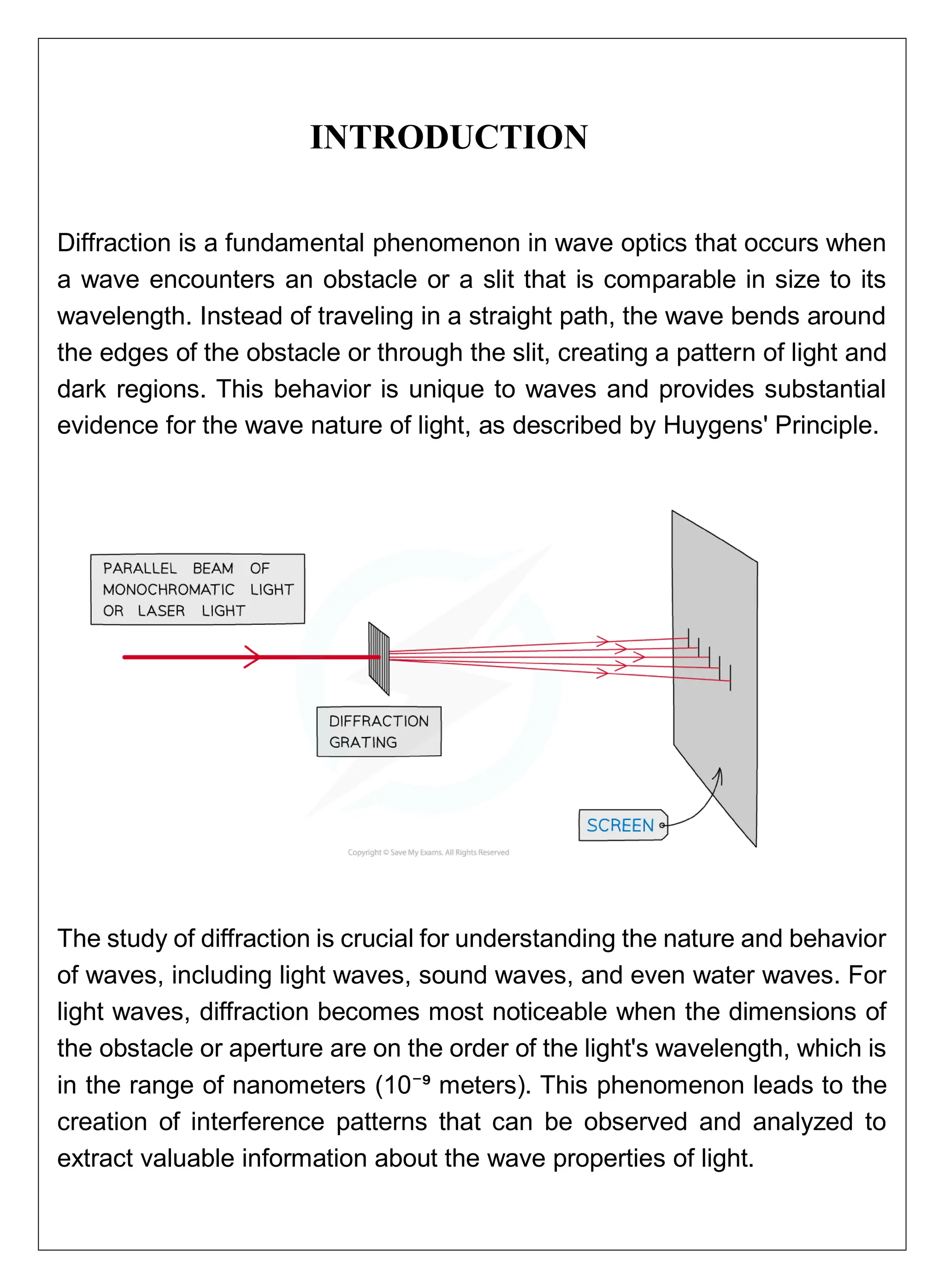 DIFFRACTION USING TWO BLADES TO CALCULATE WAVELENGTH OF LIGHT WITOUT ...