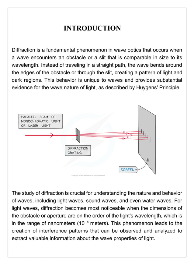 Diffraction Using Two Blades To Calculate Wavelength Of Light Witout Values And New Table Pdf
