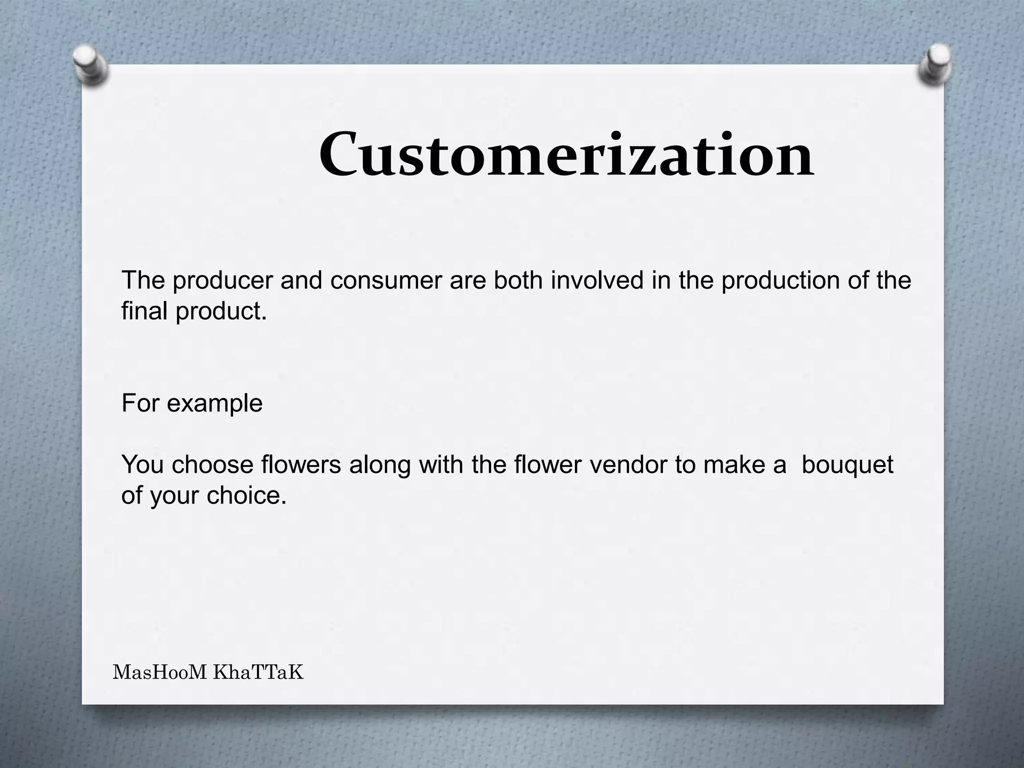 Diffrence between customization and customerization | PPTX