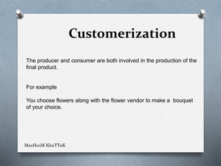 Diffrence between customization and customerization | PPTX