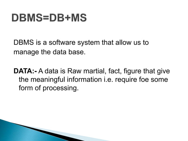 Diffrence between dbms and rdbms
