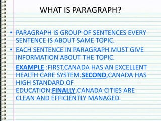Diffrence between essay ,paragraph & expansion of idea | PPTX
