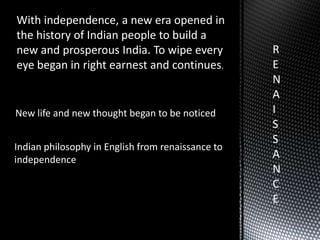 Diffrences Between English and Indian Renaissance | PPT