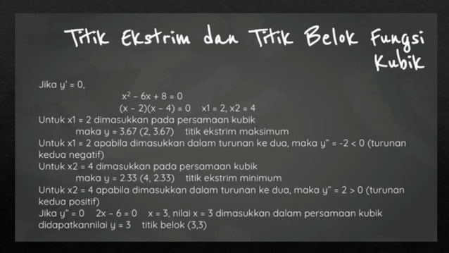 Difffrensial Fungsi Sederhana matematika | PPT