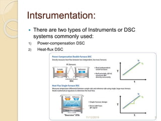 Diffrential scanning calorimery (dsc) ppt | PPTX