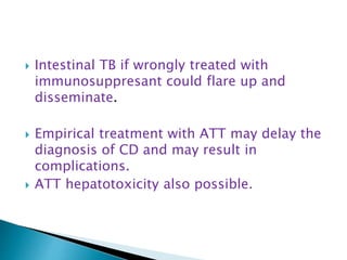 Intestinal tuberculosis & crohn's disease | PPTX
