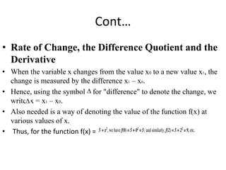 Diffrentiation and derivatives ch2 mat econ (2).pptx