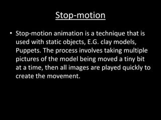 Diffrent types of_animation | PPT