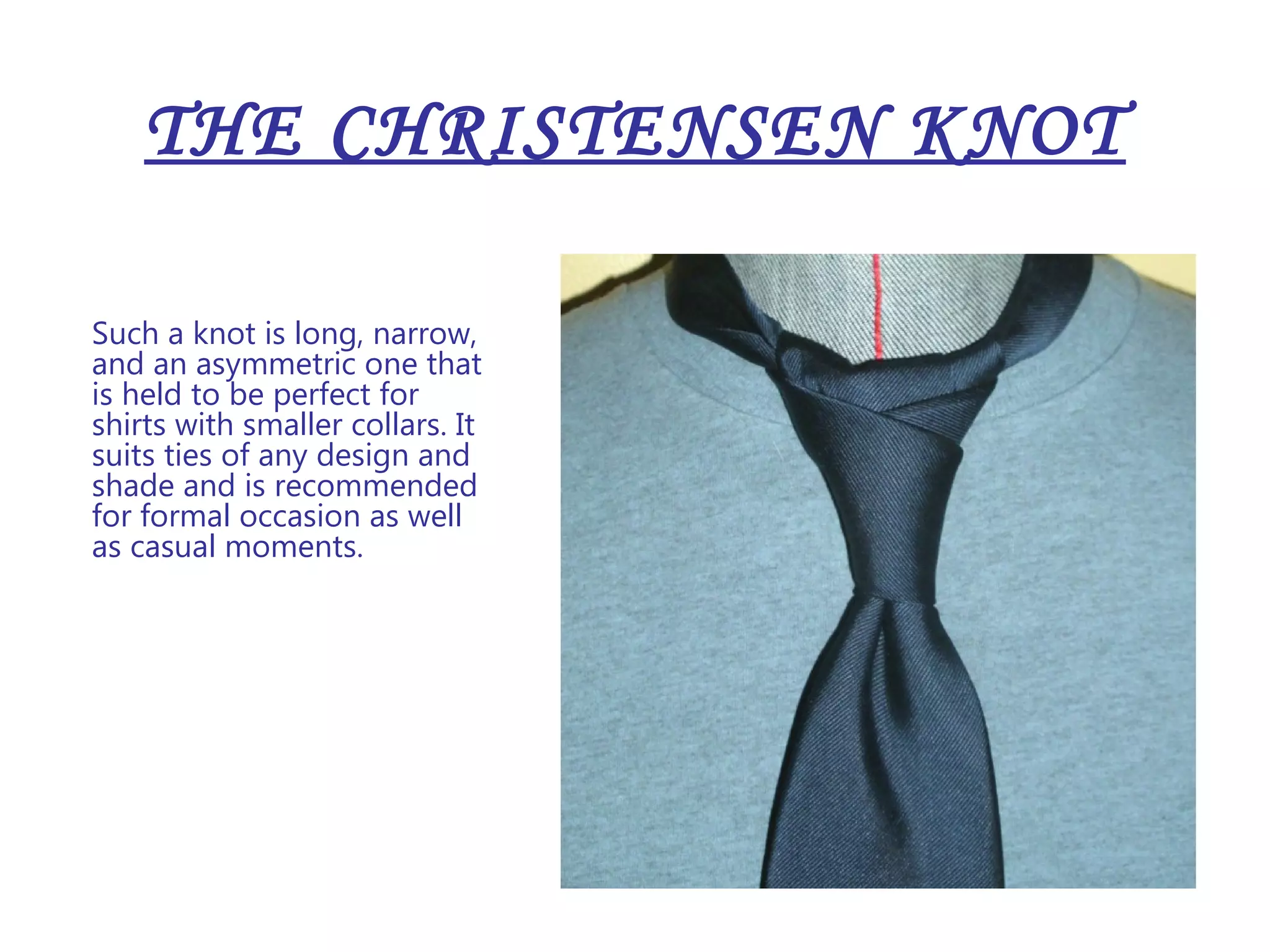 Different Types of Knots | PPT