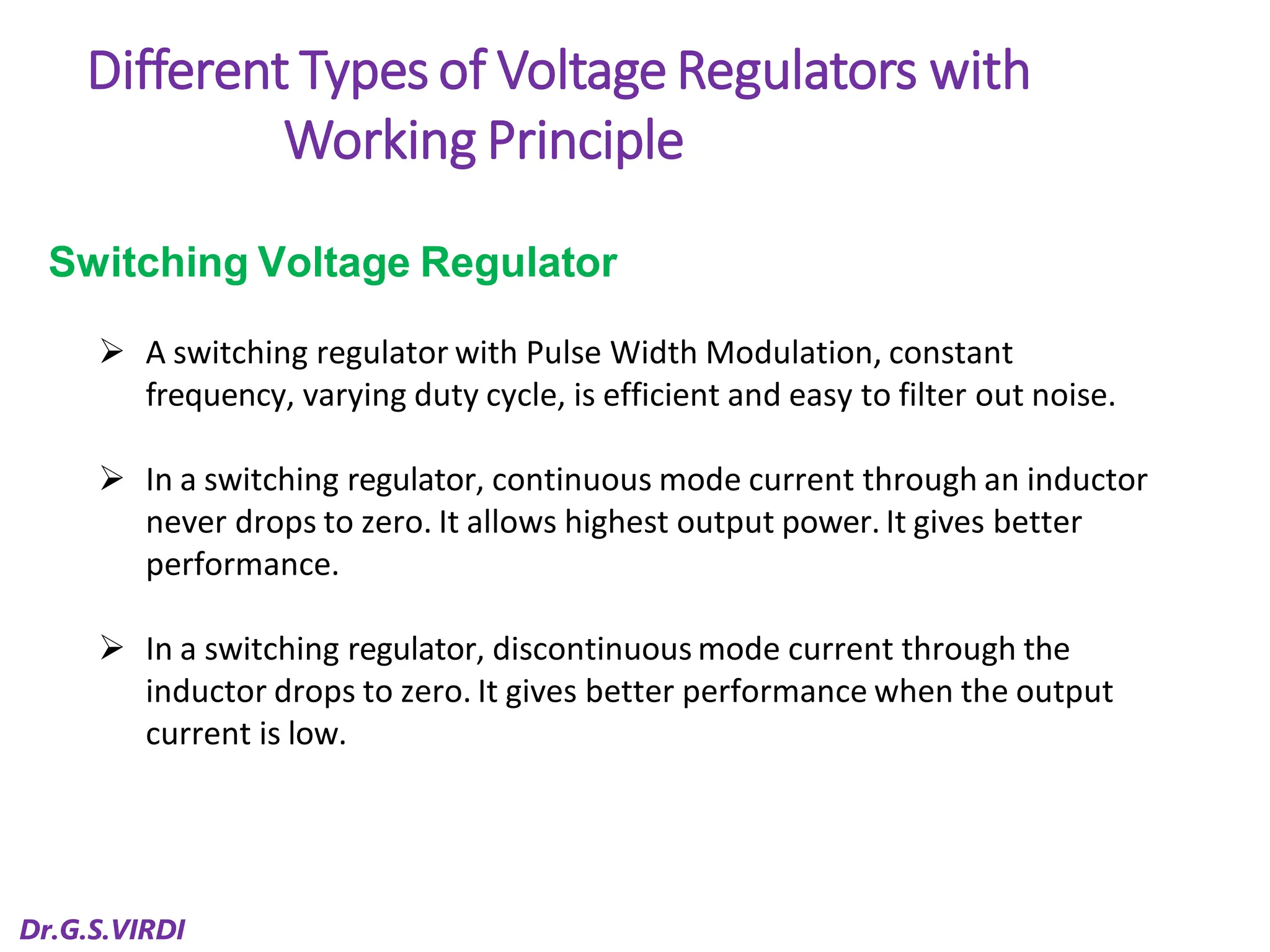 “Comprehensive Understanding of Analogue Voltage Regulators: Principles ...