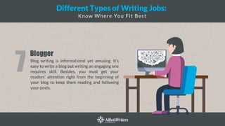 Different Types of Writing Jobs: Know Where You Fit Best | PDF