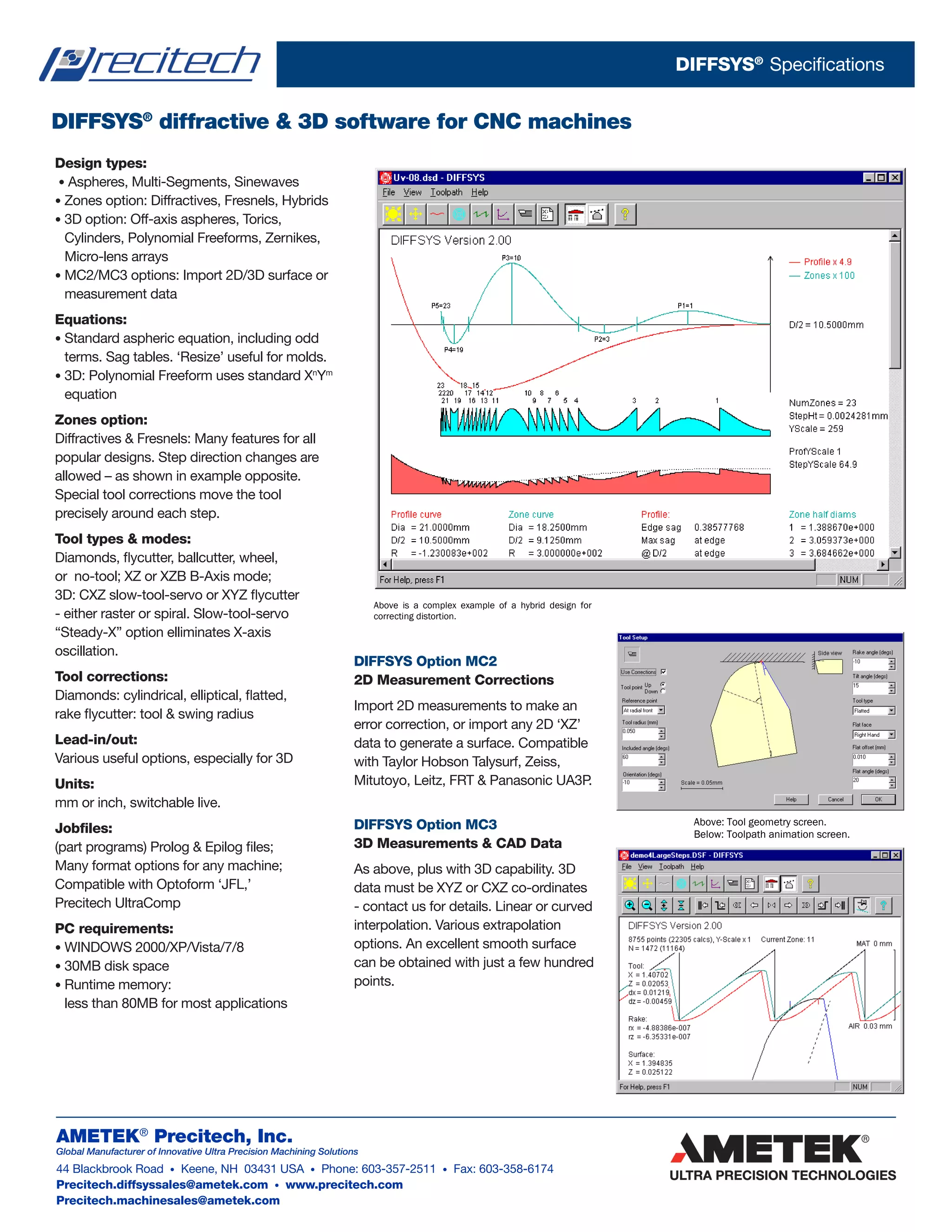 PRECITECH Diffsys brochure | PDF
