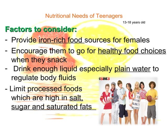 Diff types of nutritional needs | PPT