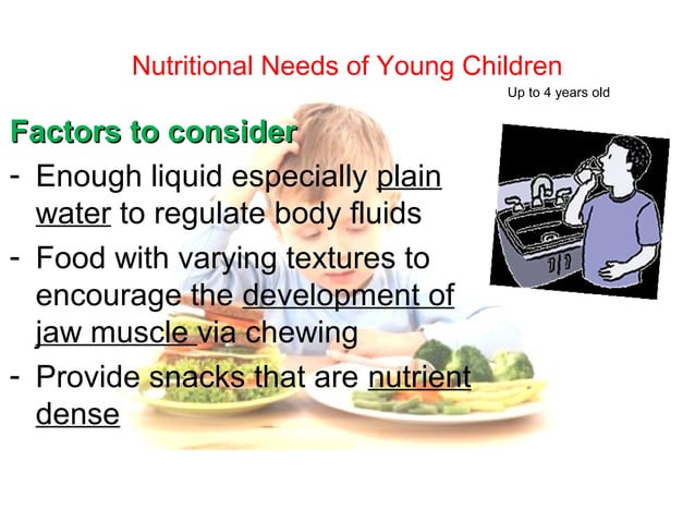 Diff types of nutritional needs | PPT