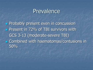 Diffuse axonal injury | PPT