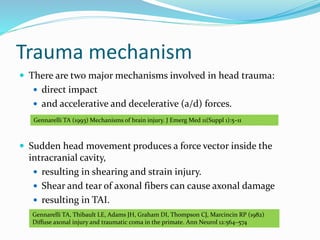 Diffuse axonal injury | PPTX