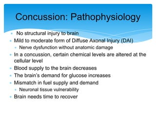 Diffuse Axonal Injury and Concussion | PPT