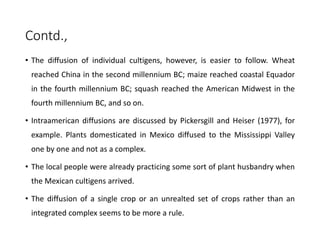 Diffused centres of origin | PPTX