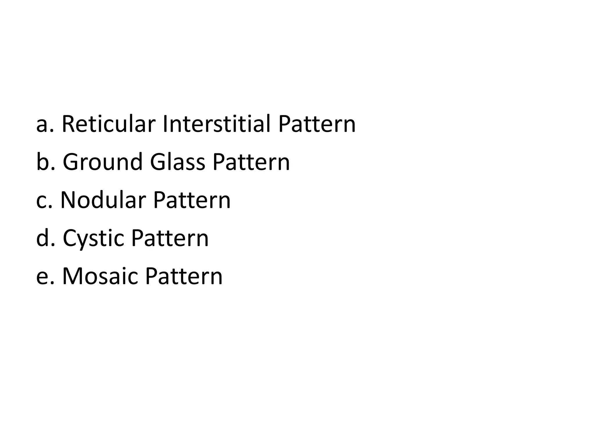 Interstitial lung disease Radiology | PPTX