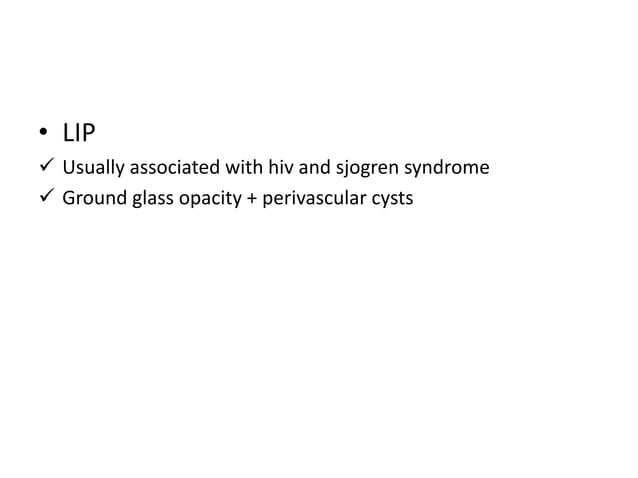 Interstitial lung disease Radiology | PPTX