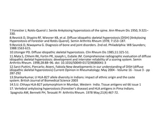 Diffuse idiopathic skeletal hyperostosis | PPTX