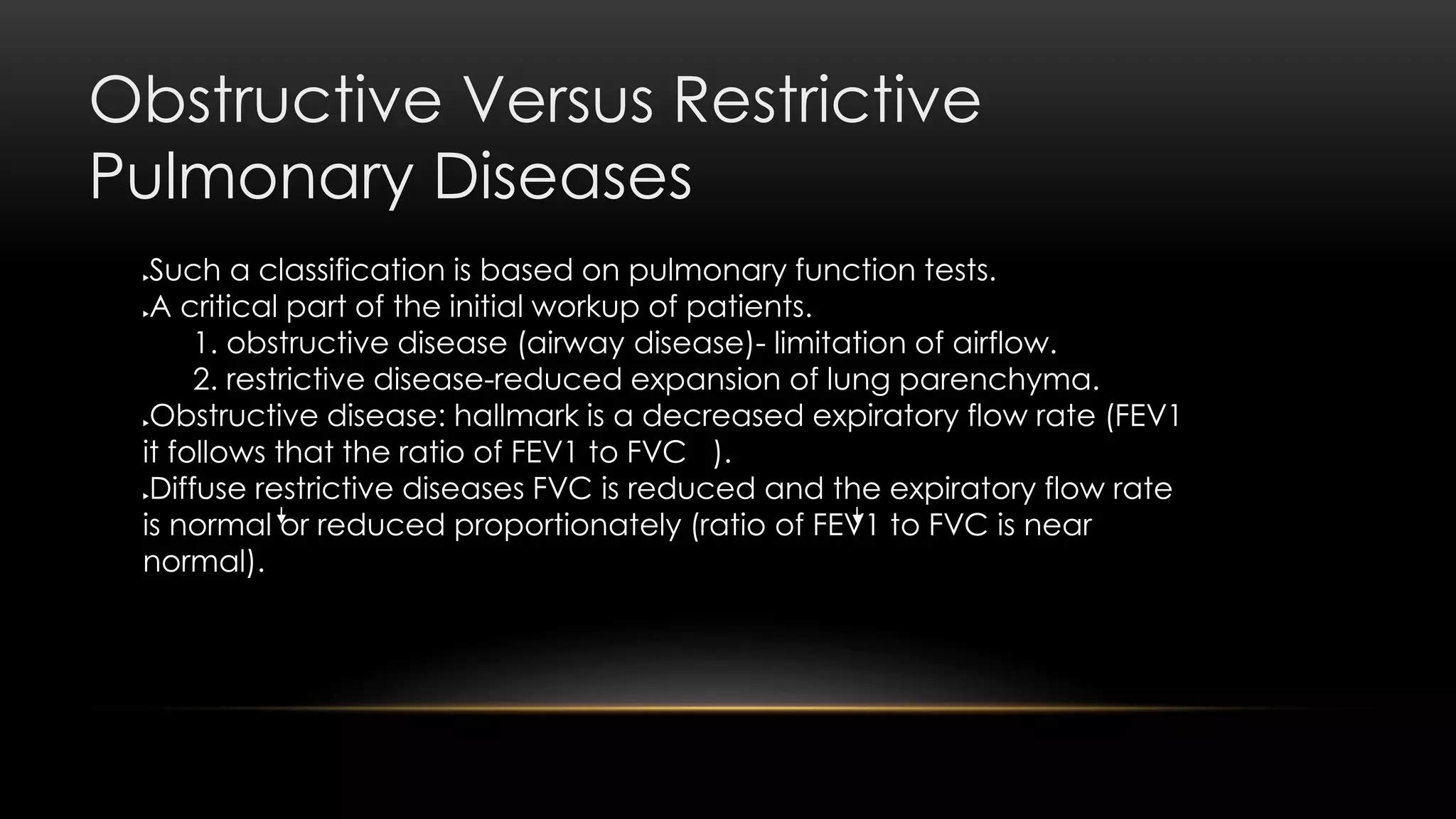 Diffuse interstitial (infiltrative, restrictive) diseases. Pathology ...