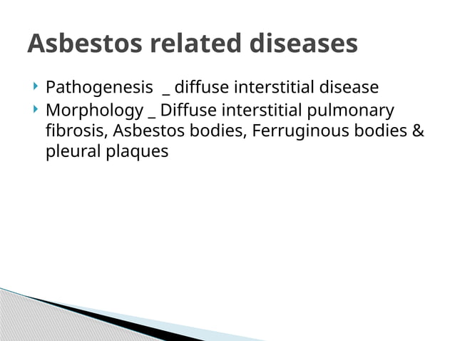 Diffuse interstitial lung disease.pptx med | PPT