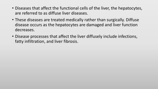 DIFFUSE LIVER DISEASES AND THEIR APPEARANCE IN ULTRASOUND | PPTX