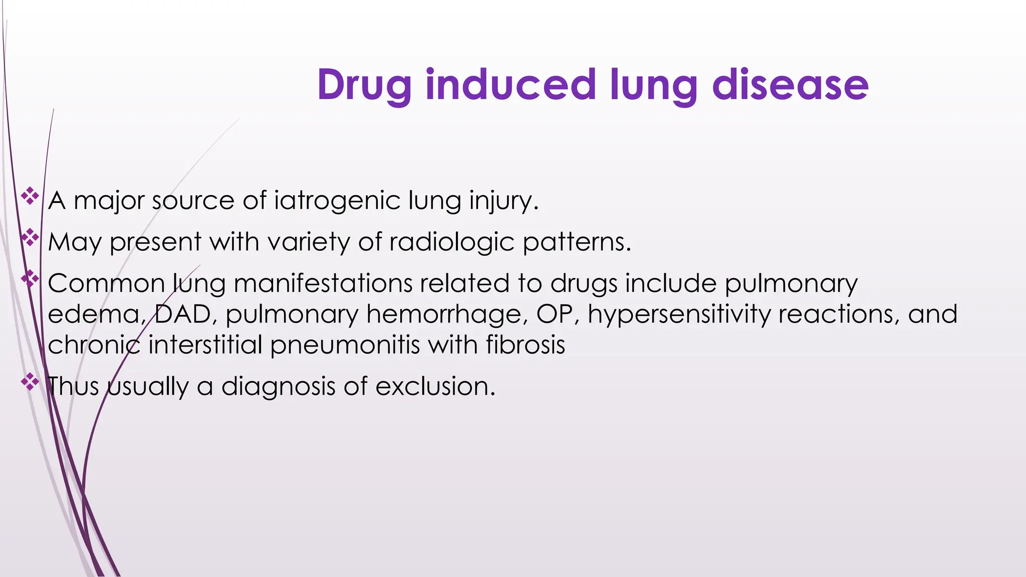 Radiological approach to Diffuse Lung Disease | PPT