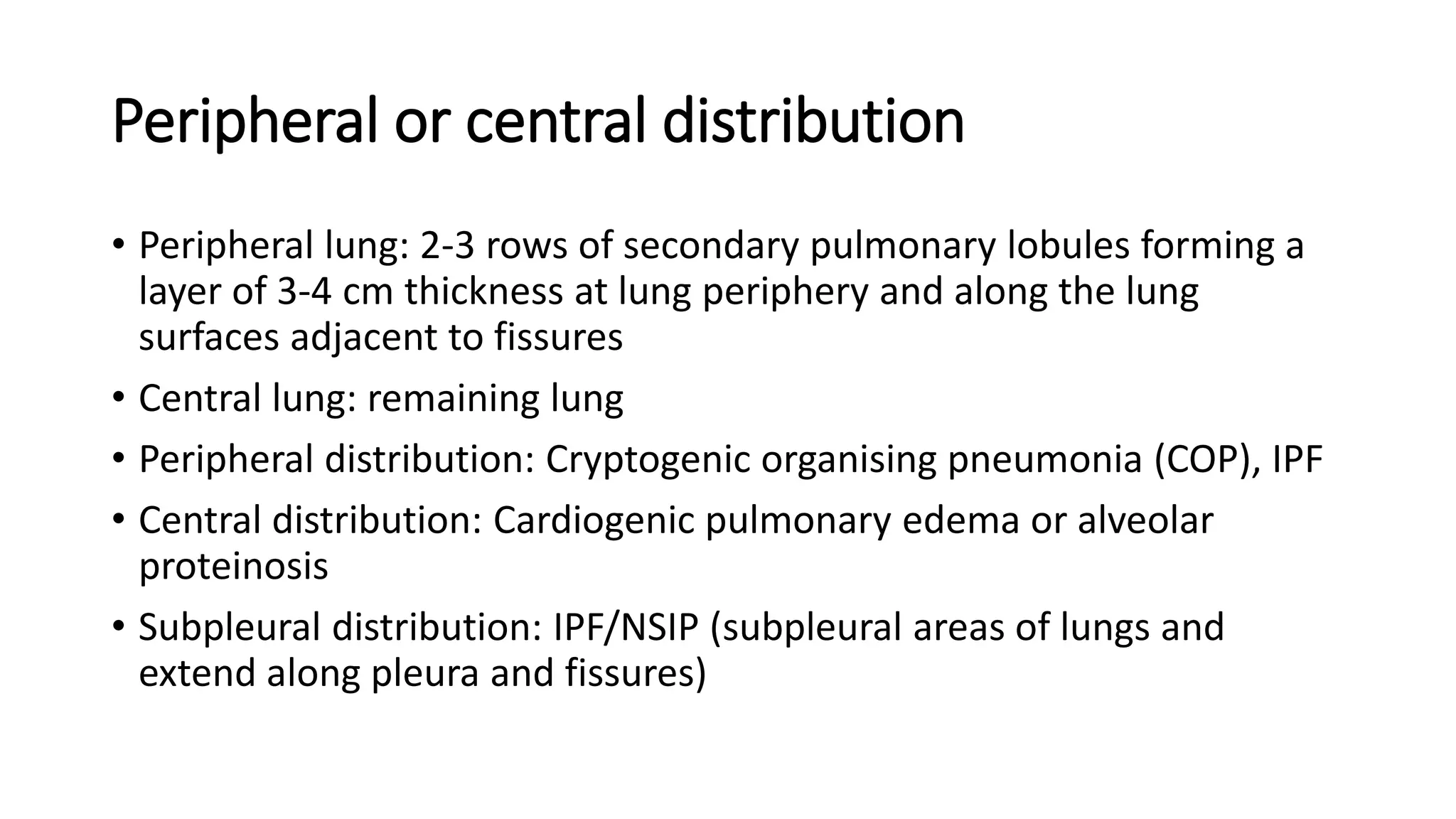 HRCT chest in Diffuse lung disease by Dr. Subash Pathak | PPT