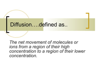 Diffusion | PPT