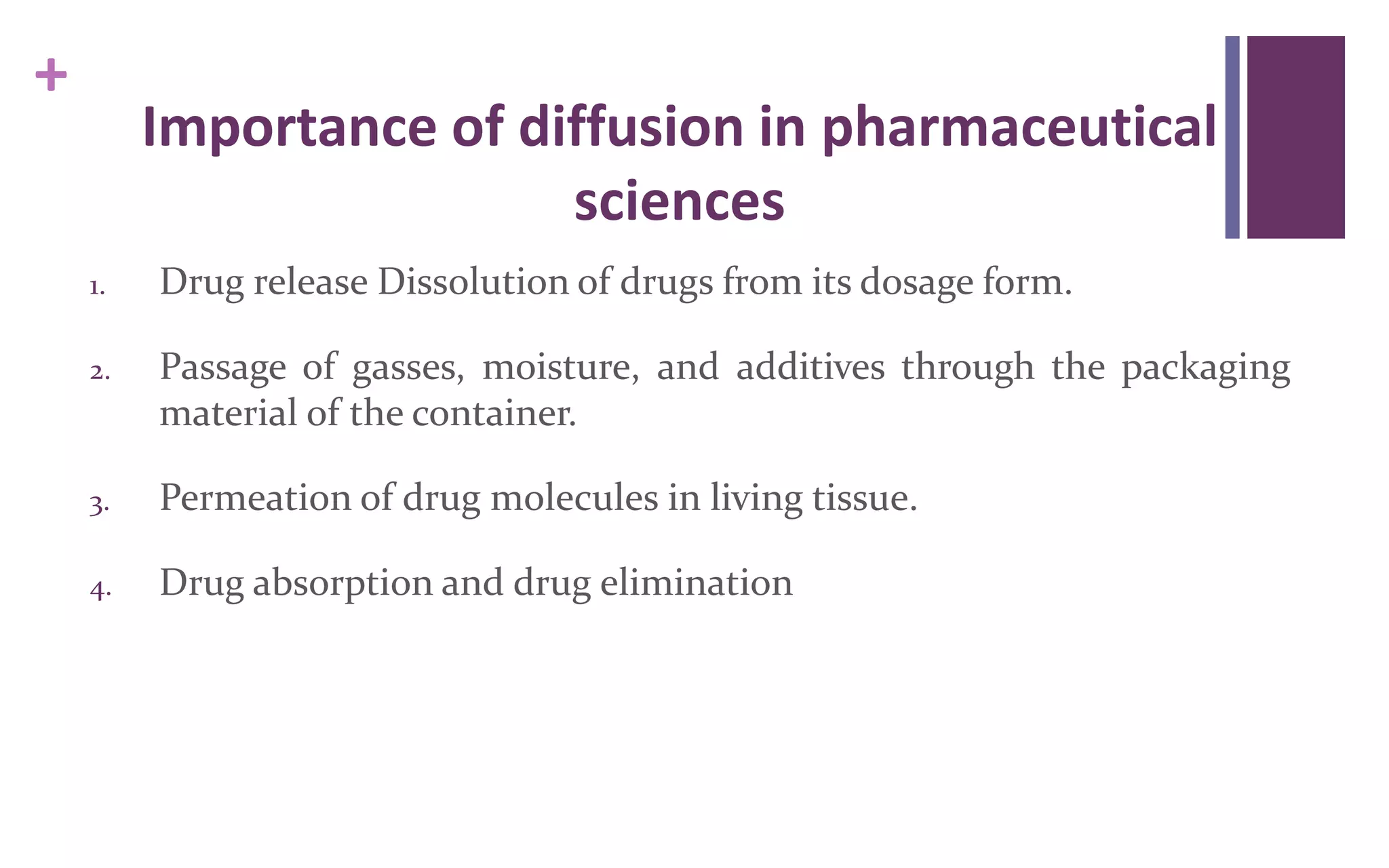 Diffusion (Physical Pharmacy) | PPTX