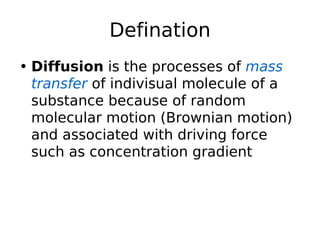 Diffusion | PDF