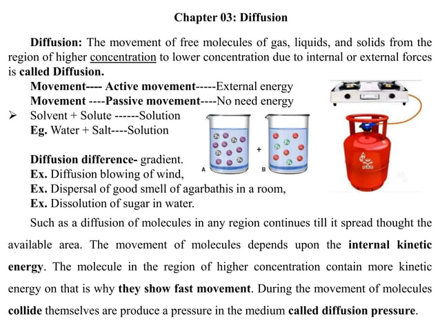 Diffusion.pptx | Chemistry | Science