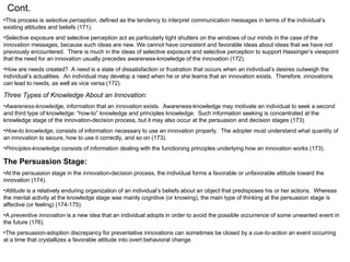 Diffusion of Innovation Ch. 5 | PPT