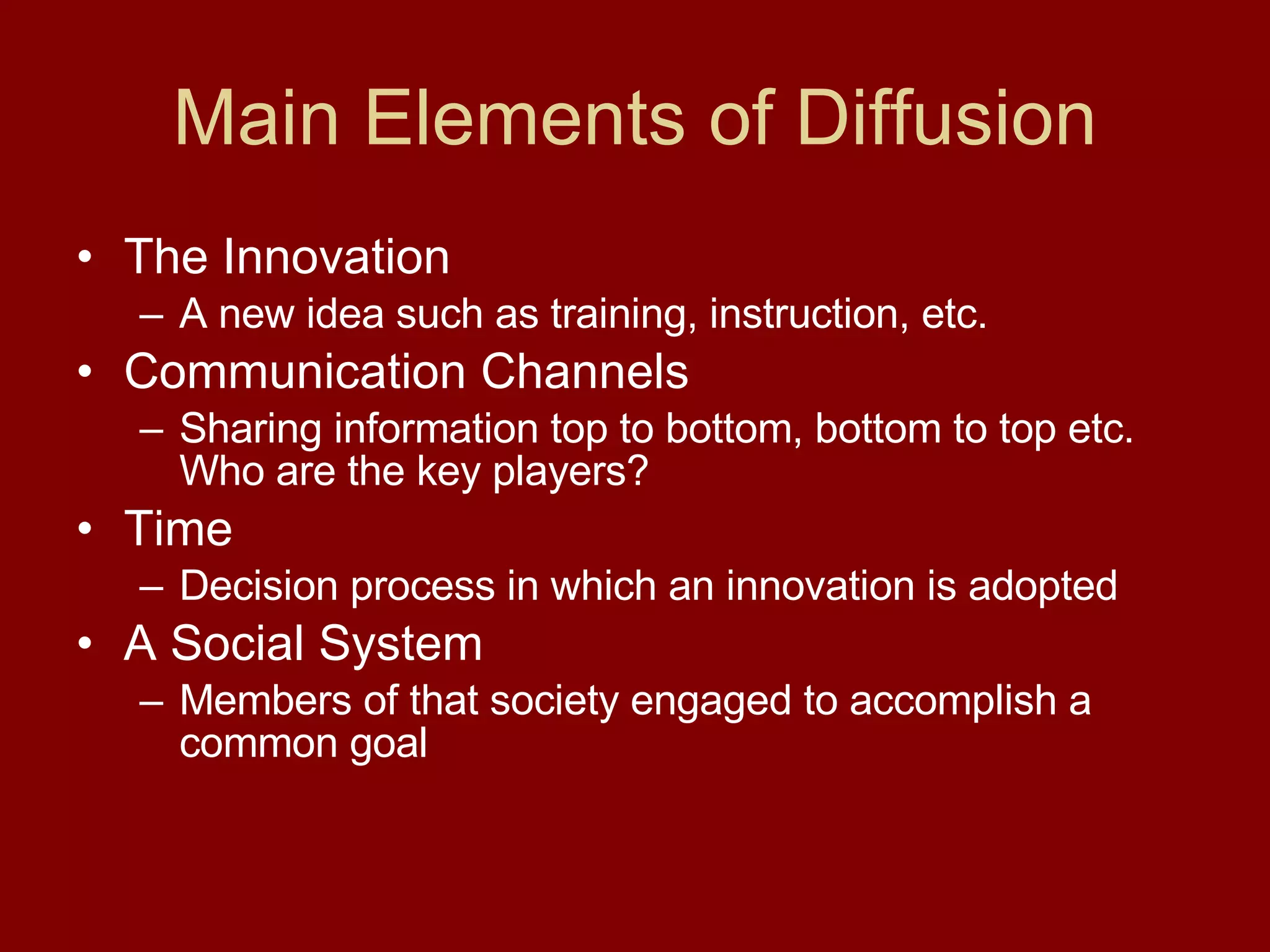 Diffusion Of Innovations | PPT